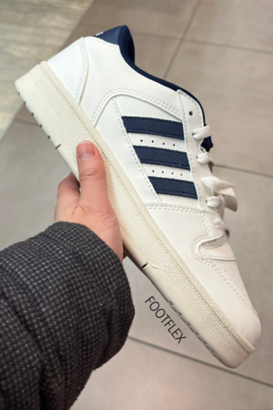 Adidas Rivalry Low Shoes in White & Blue – FootFlex